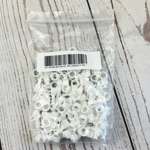 100-Pk Kirsch Ripplefold Wheeled Slides Carrier with Pendant White | eBay