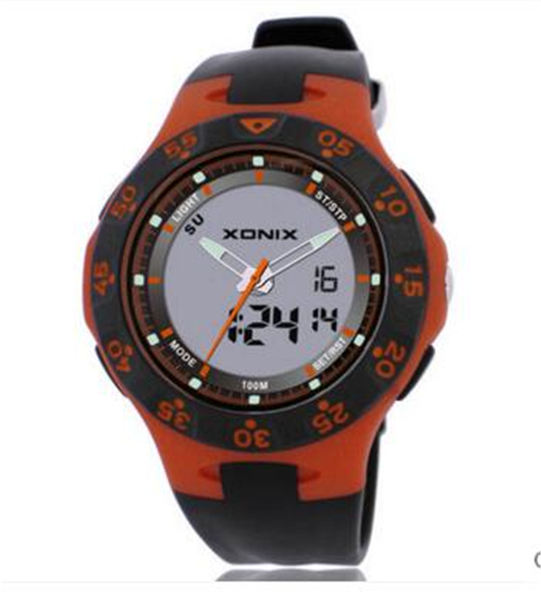 xonix Men Sports Watch Dual Display WR100M Digital Quartz Outdoor watch ...