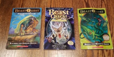 Lot Of 3 Beast Quest Books by Adam Blade - Zepha Kaymon Silver | eBay