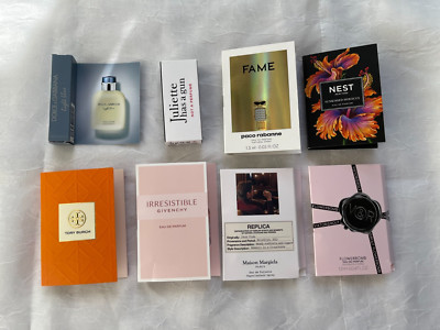 8 Women's Perfume Vial Samples Lot Brand New, Ideal for Travel [Choose ...