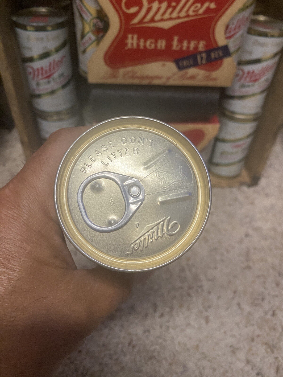 Miller Beer Can Test Can Milwaukee wi Test Can rare For 12 Ounce Can | eBay