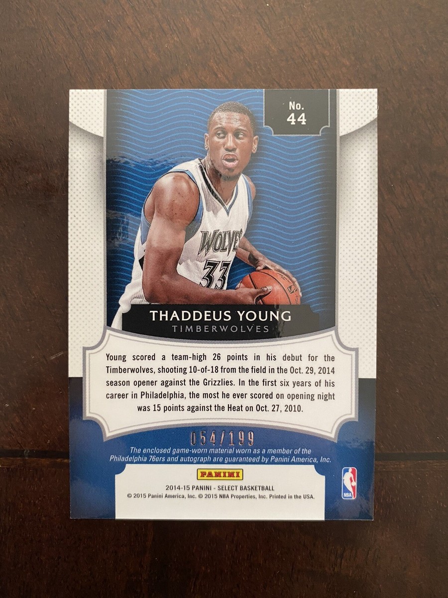 Thaddeus Young Career Points