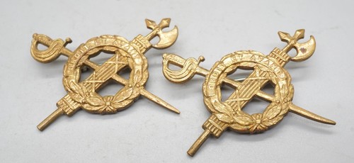 Post WWI Part 18K Gold Army Inspector General Insignia Pins Set by ...