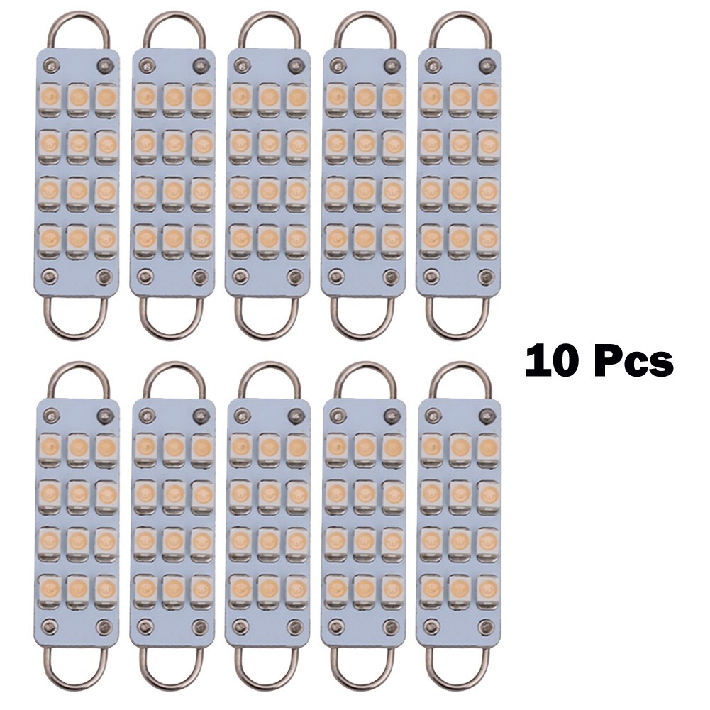 Reliable Performance 10x561 562 567 LED 12SMD 44mm Dome Door Light Bulb ...