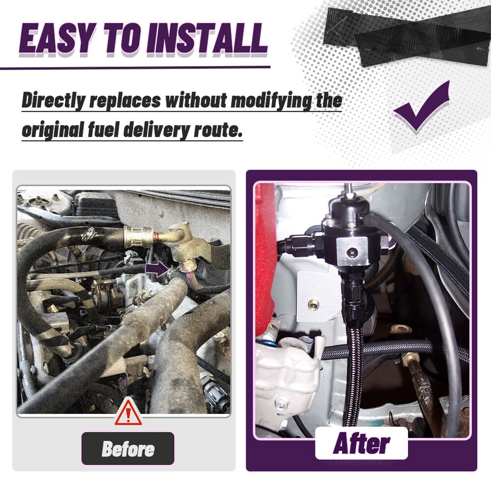 Fuel Line Kit For Honda Civic Feed Return Line CX DX EX GX HX LX EXR ...