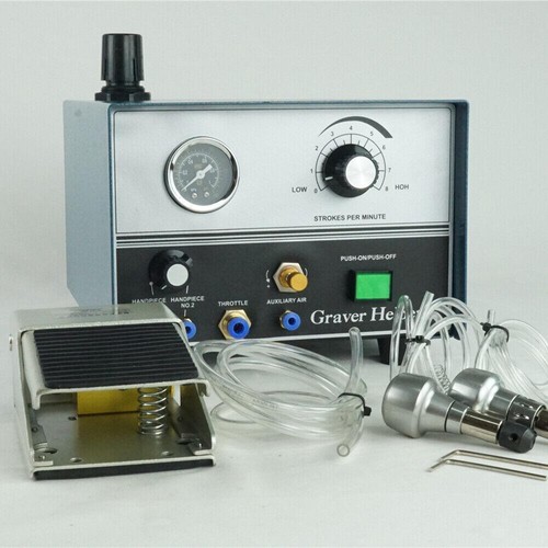Hand Pneumatic Engraving Machine Jewelry Engraver Double Ended metal ...