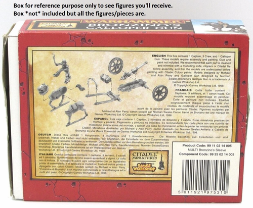 Dogs of War Bronzino's Galloper Gun Unit Warhammer The Old World OOP ...