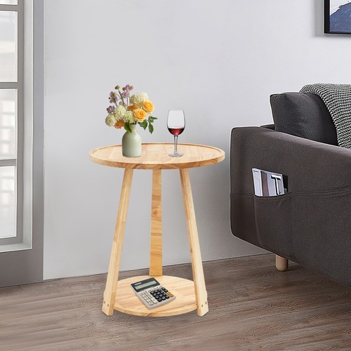 Small Round Side Table, Side Table for Small Spaces, Modern Couch End ...