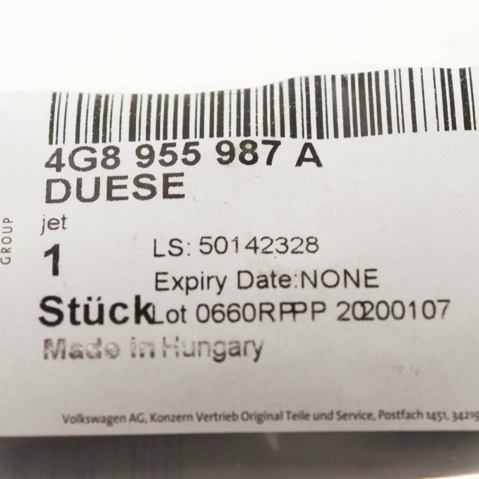 NEW AUDI A7 4GA LEFT HEATED FRONT WASHER JET 4G8955987A ORIGINAL 4G8 ...