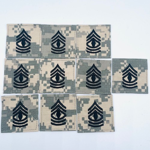 10 First Sergeant Rank Patch - 2x2 Folded - Army | eBay