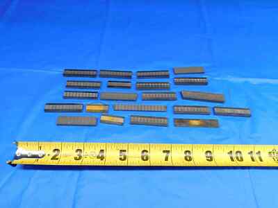 22PC CARBIDE LATHE CUTOFF PARTING & GROOVING BLADES 1/2" HEIGHT X 1mm-1 ...