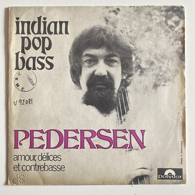 Pedersen- Indian Pop Bass 7’ Rare French Press Jazz Funk Single Nm | eBay