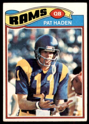 1977 Topps Football Pat Haden RC Los Angeles Rams #18 | eBay