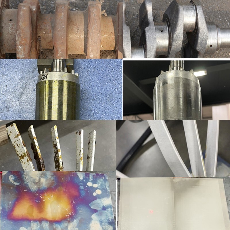 300W Portable Pulsed Laser Rust Removal Machine Laser Cleaning Machine ...