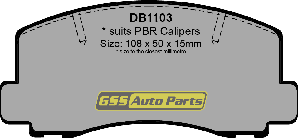 DBA Front Street Series Brake Pads DB1103SS DB1103 suits PBR Calipers fits Astra | eBay