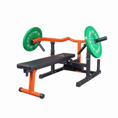 ATTIVO Chest Press Bench, Adjustable Flat Incline Bench Press with ...