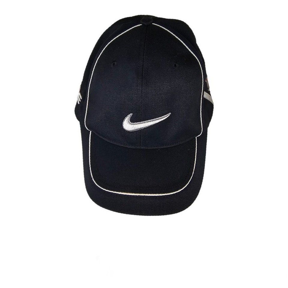 Nike Golf Nike One VR Flex Fit Center Swoosh Black Cap #56323 Size L ...