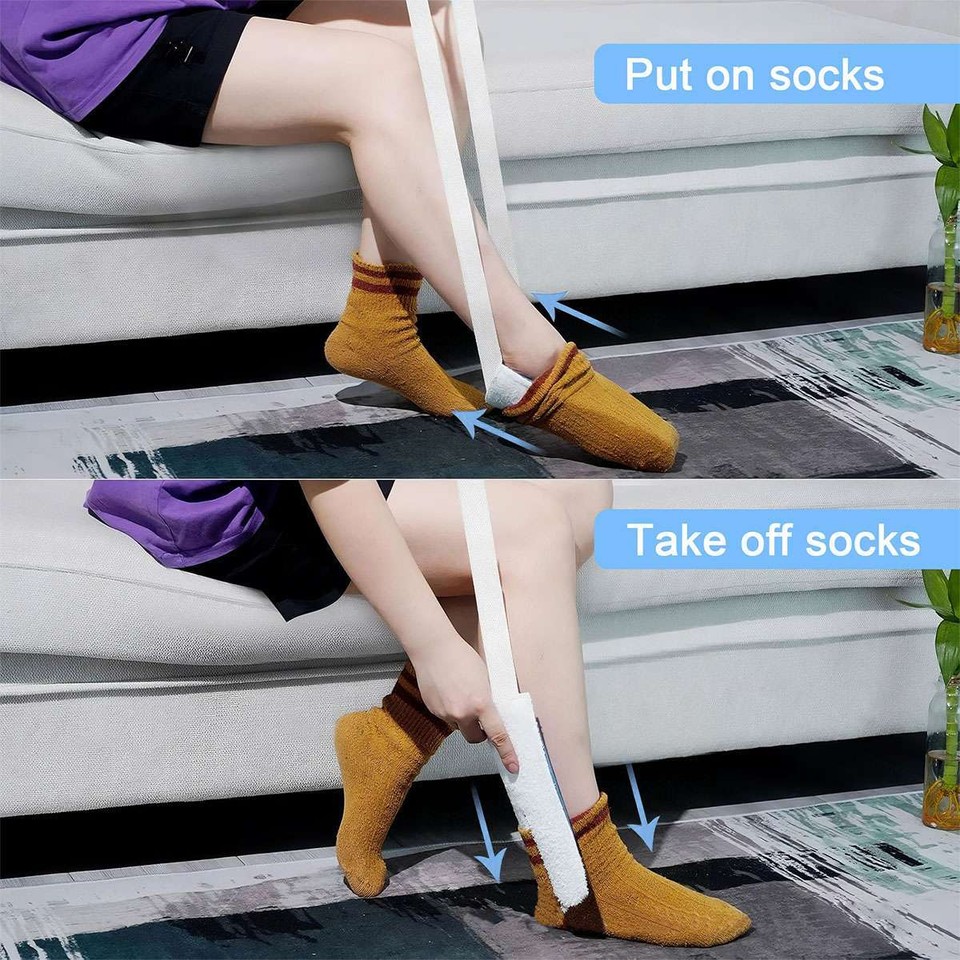 Sock Aid Sock Helper Puller Easy On Off Pulling Assists for Elderly ...
