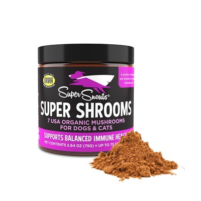 Super Snouts Super Shrooms Mushroom Immune Support Supplement for Dogs ...