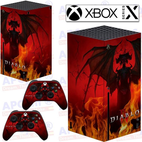 Skin for Xbox One Series X Console + 2 Controller Diablo IV Vinyl Decal ...