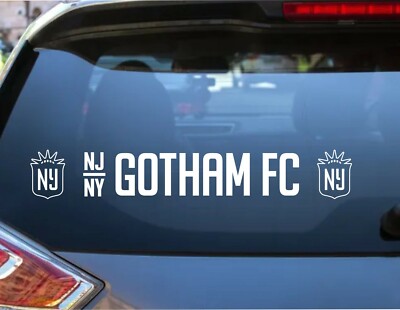 NJ NY Gotham FC Vinyl Decal Car Truck Window Sticker Futbol Women's ...