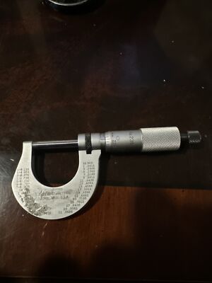 Starrett Micrometer 0-1" USA Ratchet Dial | eBay