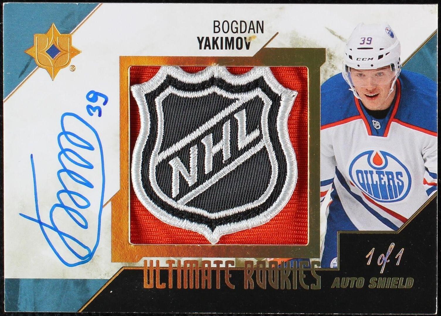 2014-15 Upper Deck Ultimate Collection - Autographed Rookie Shield ...