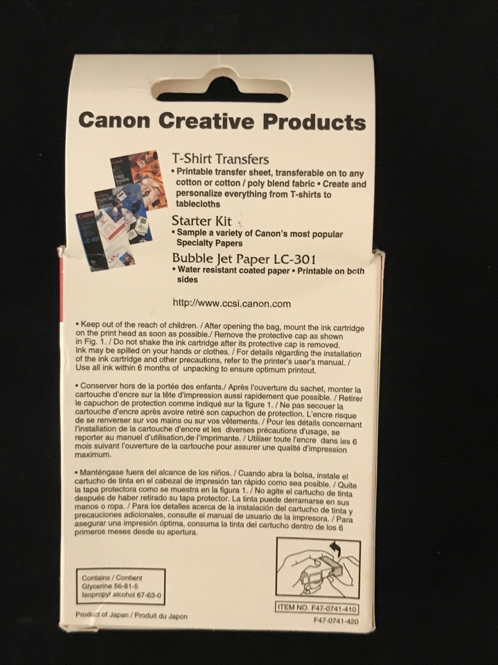 Canon BCI-21 3-Color Ink Cartridge Genuine OEM New Sealed Box Japan | eBay