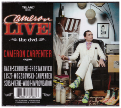 Cameron Live! (CD + DVD, von Cameron Carpenter SIGNIERT | eBay.de