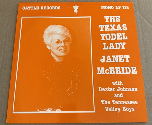 JANET MCBRIDE - The Texas Yodel Lady - Cattle LP 118 - NM- | eBay