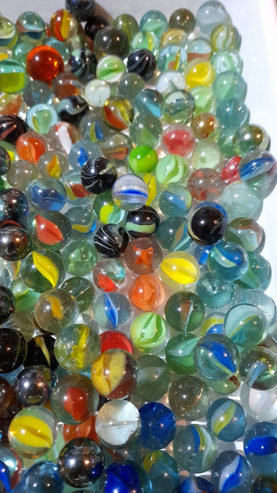Job Lot Vintage Antique Marbles Collectable Glass Marbles 473 In Total ...