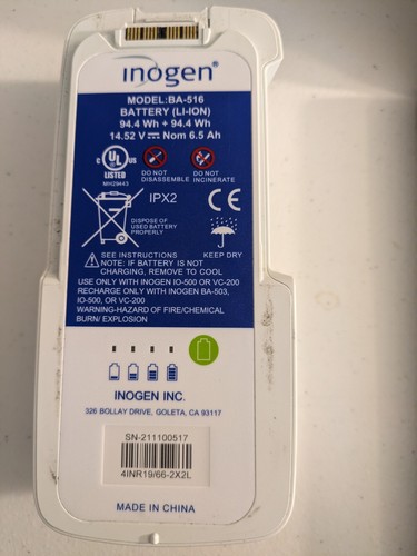 Inogen G5 BA-516 Double 16 Cell Battery Tested Working | eBay