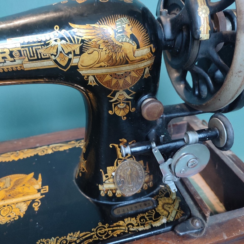 Singer 99k Hand Crank Sewing Machine From 1909 | eBay UK