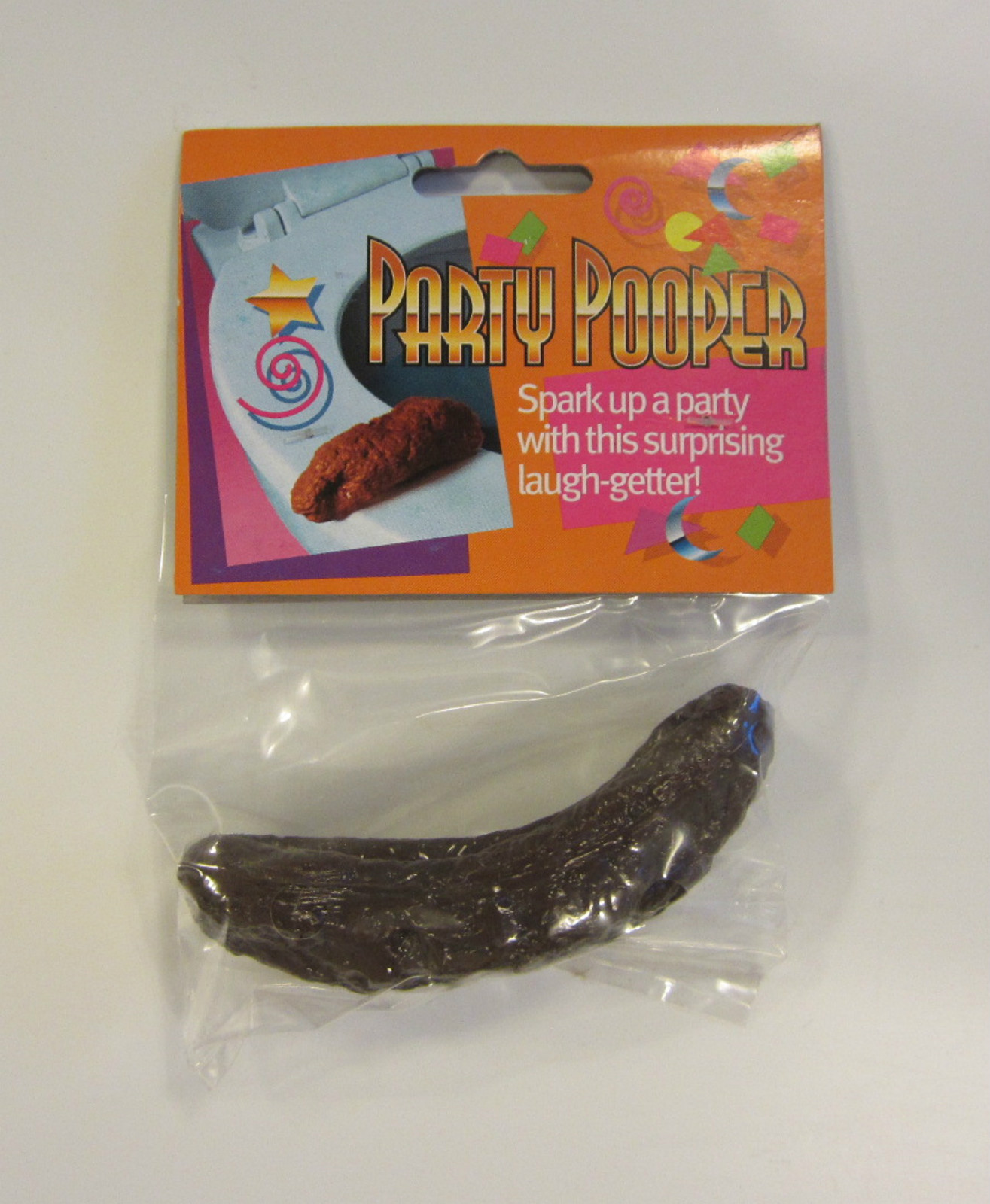 3 NEW PARTY POOPERS BATHROOM TOILET SEAT PRANK FAKE TURD NOVELTY POOP ...