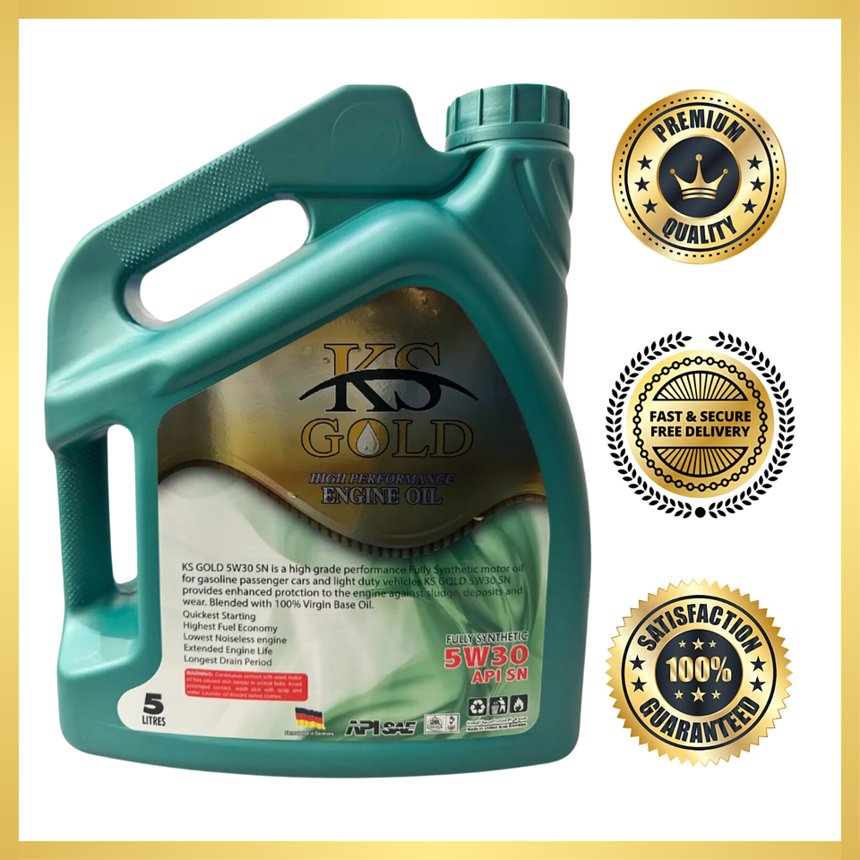 KS Gold 5w30 Fully Synthetic 5L Long Life Engine Oil Low Saps C3 dexos2 ...