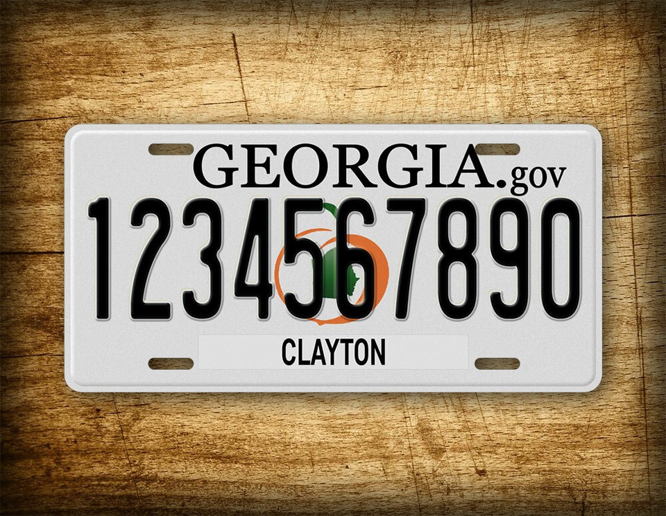 Personalized Georgia 2007-2012 Replica License Plate Customized Novelty ...