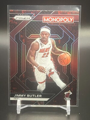 2023-24 Panini Monopoly Prizm All-Star Jimmy Butler #PS4 Monopoly Red ...