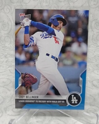 2021 Topps NOW MLB Card #418 Cody Bellinger Walk-Off - Blue Parallel ...