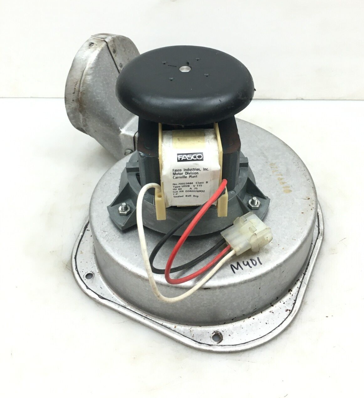 Fasco 70023444 Trane D342078P02 Furnace Draft Inducer Motor used #M401 ...
