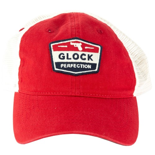 Glock Relaxed Mesh Red and White Cap Hat AP95927 | eBay