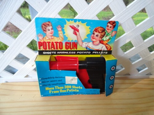 Vintage Potato Gun Classic Kids Toy Potatoe Spud Launcher Brand New ...