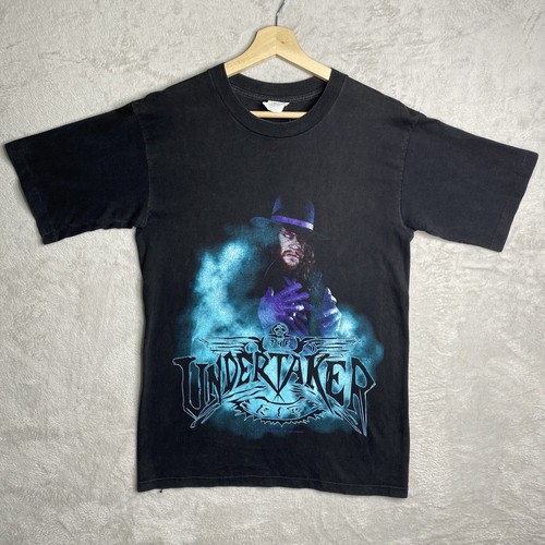 Vintage 90s The Undertaker Single Stitch WWE WWF T-Shirt Sz M 1995 ...