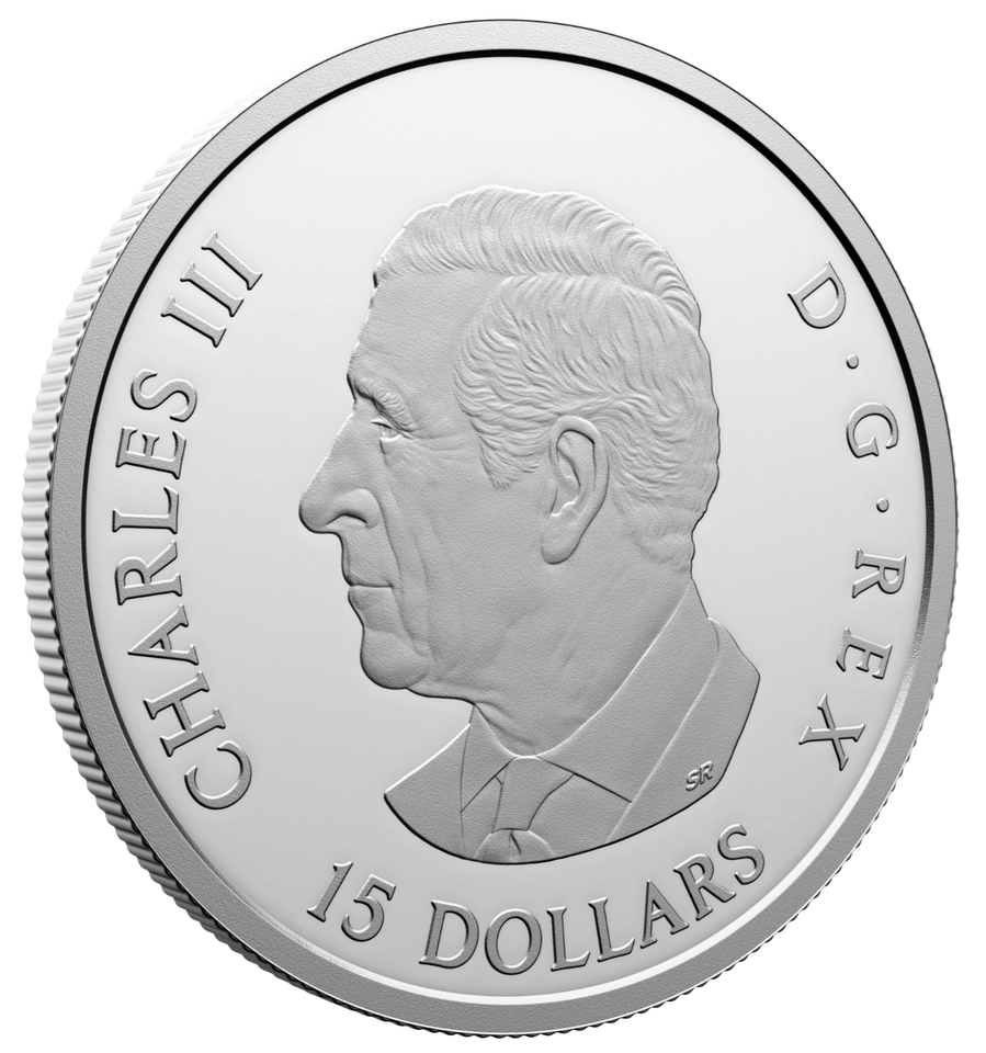 2025 Canada $15 Tall Ships: Three Masted Schooner Pure Silver Coin ...