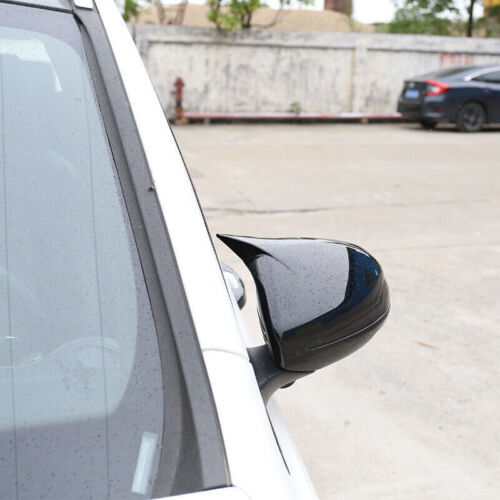 2017-2022 Glossy Black OX Horn Rear View Mirror For Benz E-Class E63 ...