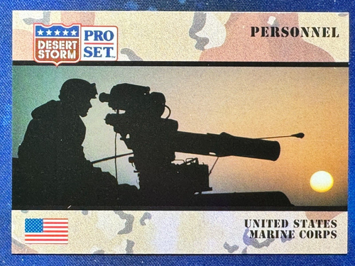 1991 Desert Storm Pro Set Personnel #121 United States Marine Corps | eBay