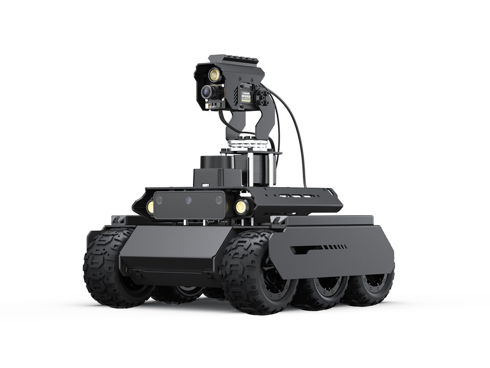 Waveshare UGV Rover ROS 2 Open-source 6 Wheels 4WD AI Robot Dual ...