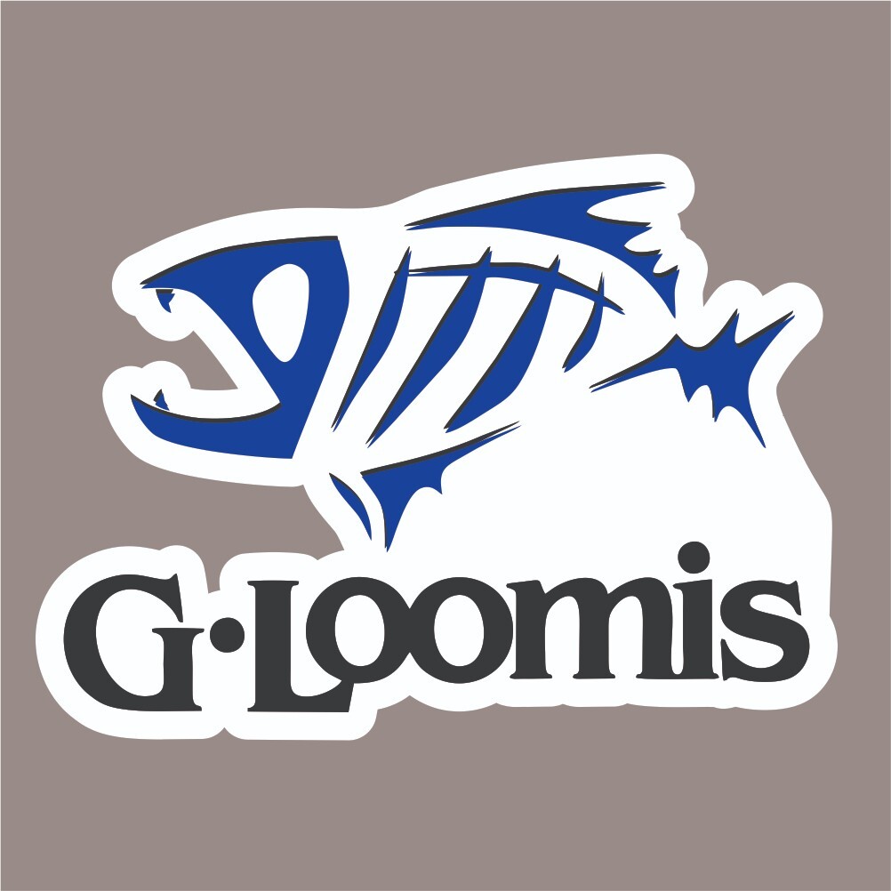 Blue G Loomis Carpet Graphic Decal Sticker for Fishing Bass Boats | eBay