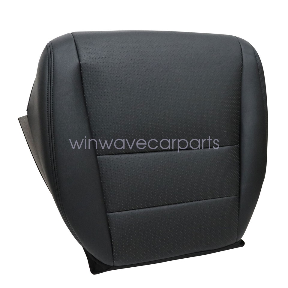 Driver Bottom Replacement Perforated Leather Seat Cover Black For 05-08 ...