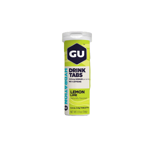 GU Brew Electrolyte Hydration Tablets - Lemon Lime - 12 Tab Tube | eBay