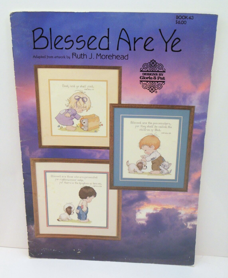 Blessed Are Ye Ruth Morehead Cross Stitch Pattern Book 43 Nativity ...